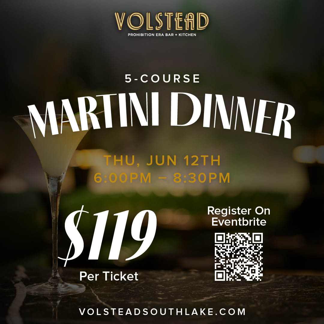 Volstead Martini Dinner | Volstead Southlake